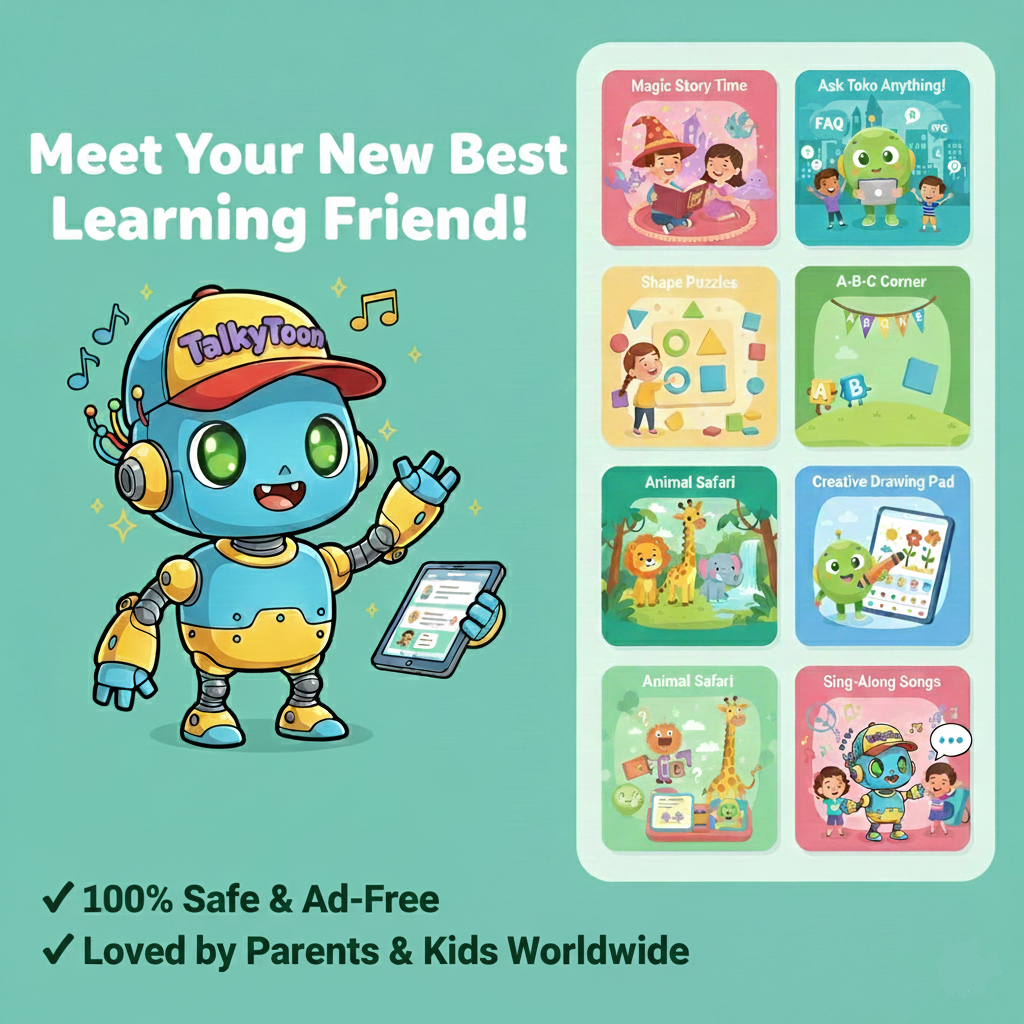 TalkyToon – Interactive Stories, Games & Voice-Based Learning for Kids